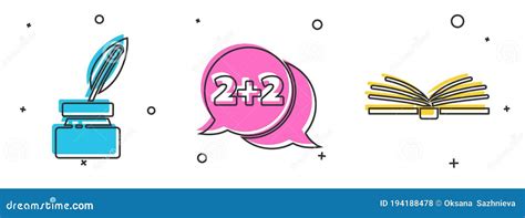 Set Equation Solution Calculation Chalkboard With Diagram Function