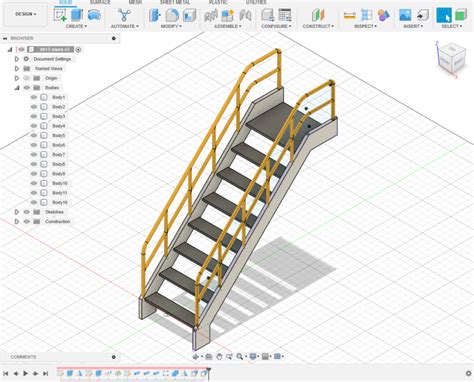 댓글 하루 하나 3d모델링 061s 놀이터 계단 모델링 Extrudetwosides Patternpath