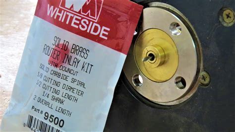 How To Setup A Whiteside Inlay Kit 9500 Youtube