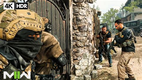 Cartel Protection Mission Call Of Duty Mw2 Realistic Ultra Graphics Gameplay [ 4k 60fps Hdr