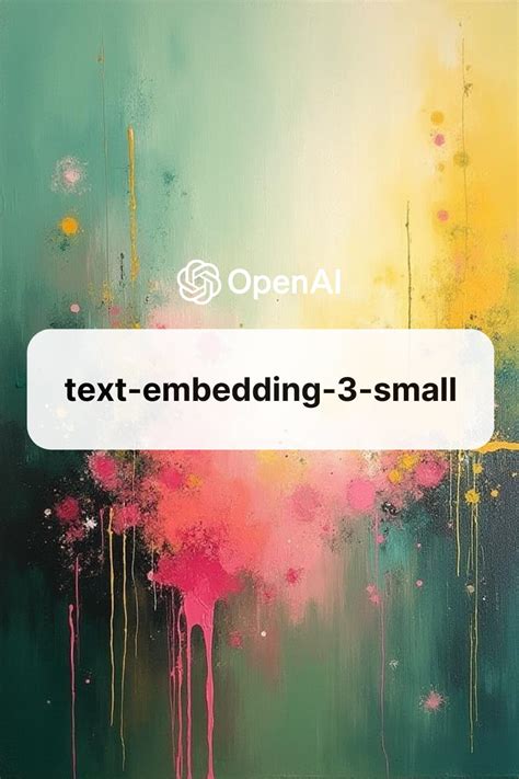 Text Embedding 3 Small Api Documentation