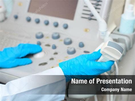 Obstetrician Cropped Shot Gynecologist Gloves Powerpoint Template Obstetrician Cropped Shot