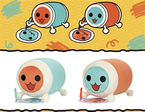 【楽天市場】太鼓の達人 もふぐっとぬいぐるみ～おえかきするドン！～ 体達 和田どん 和田かつ リズム ゲーム どんちゃん かっちゃん：静屋