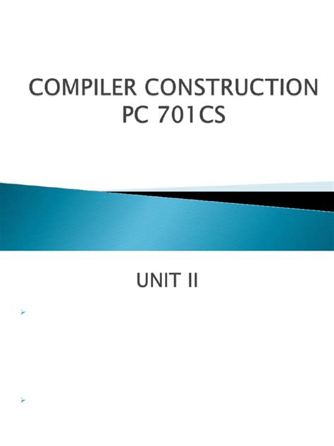 Unit 2 Part A Pdf Parsing Metalogic