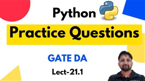 Gate Da Practice Questions Dictionary Lect 211 Python Complete Course Puneet Kansal