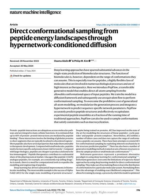 Direct Conformational Sampling From Peptide Energy Landscapes Through Hypernetwork Conditioned