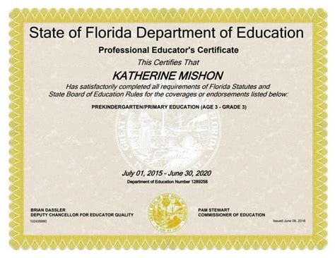 Fl Certificate Pdf