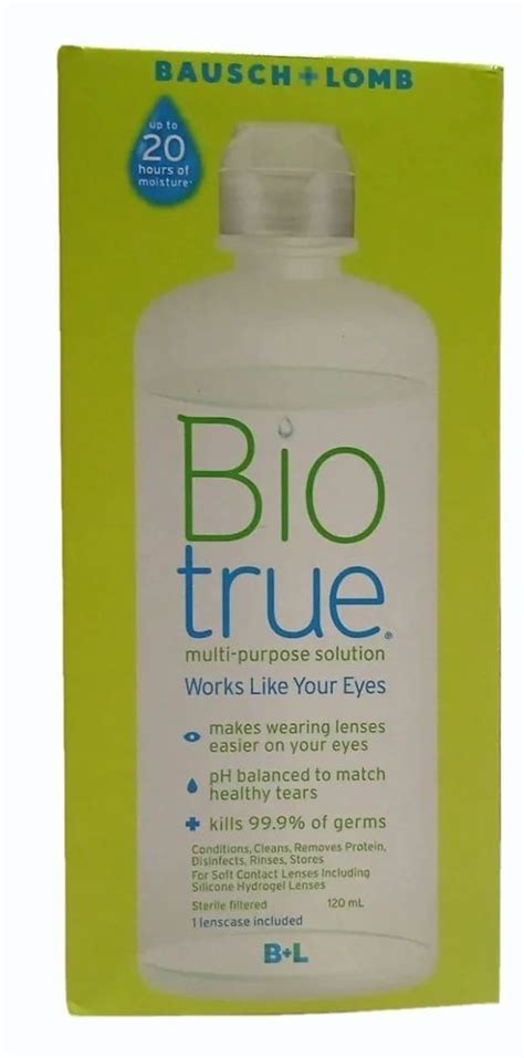 Bausch Lomb Bio True Multipurpose Solution Packaging Size 120 Ml