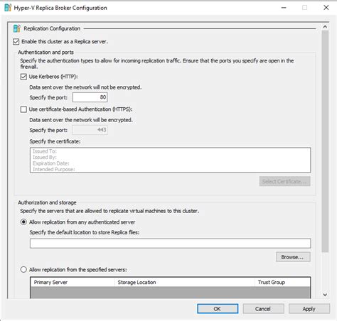 hyper v vm replication hyperv ad security windows power platform
