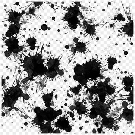 검은색 페인트 튄 Png Png 일러스트 무료 다운로드 Lovepik