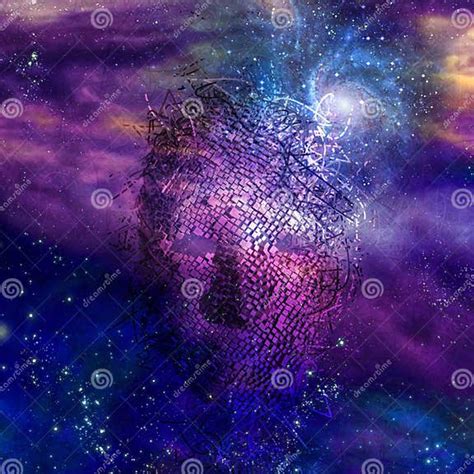Mask In Space Stock Illustration Illustration Of Face 267096985