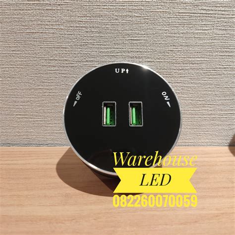 Jual Modul Stop Kontak Eu Arde Usb Charging Stop Kontak Rel Track Socket Silver Hitam Shopee