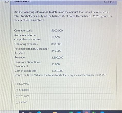 Solved Questiuitiv 323 Pes Use The Following Information To