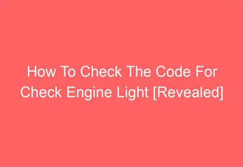 Car Engines Error Codes Meanings And Fixes AutomotiveGlory