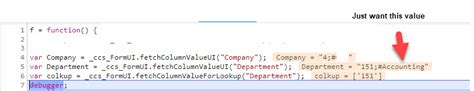 Form Event Action To Concatenate Multiple Field Values Where One Is A
