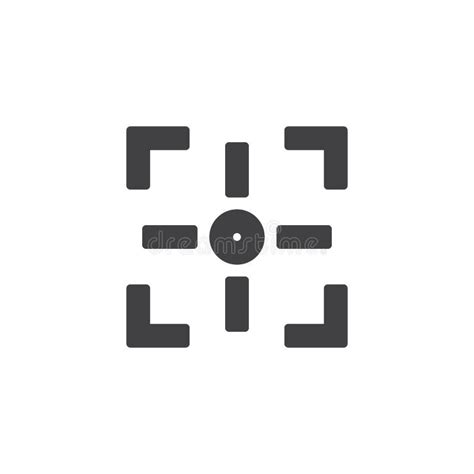 Camera Focus Vector Icon Stock Vector Illustration Of Solid 135468113