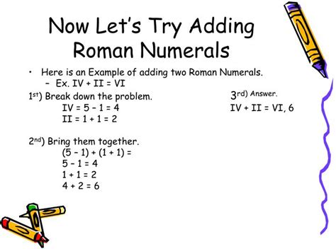 Ppt Adding And Subtracting Roman Numerals Powerpoint Presentation