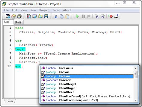 Integrated Development Environment Tms Scripter Documentation