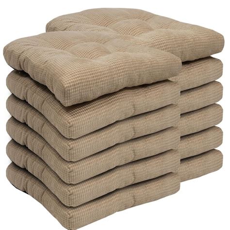 Sweet Home Collection Fluffy Tufted Memory Foam 16 In X 16 In Square