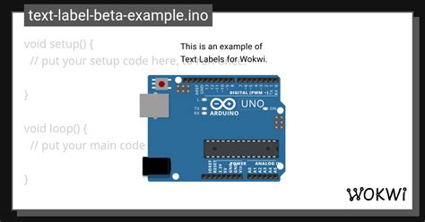 Text Label Beta O Wokwi Esp32 Stm32 Arduino Simulator