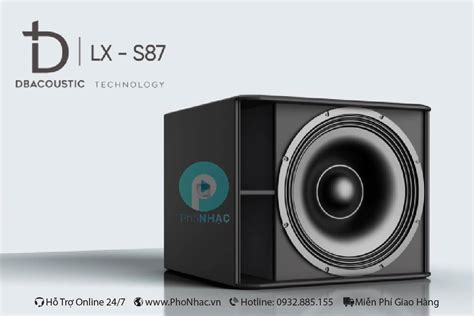 Loa Sub Lx S87 Dbacoustic Thuộc Combo Lx8 Phố Nhạc