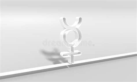 Zodiac And Astrology Symbol Of The Mercury Planet Stock Illustration Illustration Of Mysticism