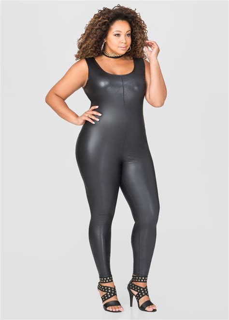 Faux Leather Catsuit My Secret Boudoir Leather Catsuit Catsuit