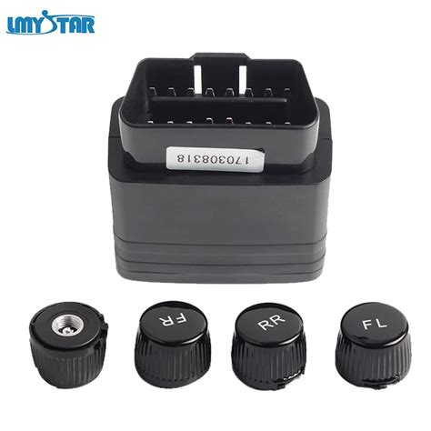 New Mobile Phone APP Bluetooth Display Tire Pressure Monitor System External Sensors OBD