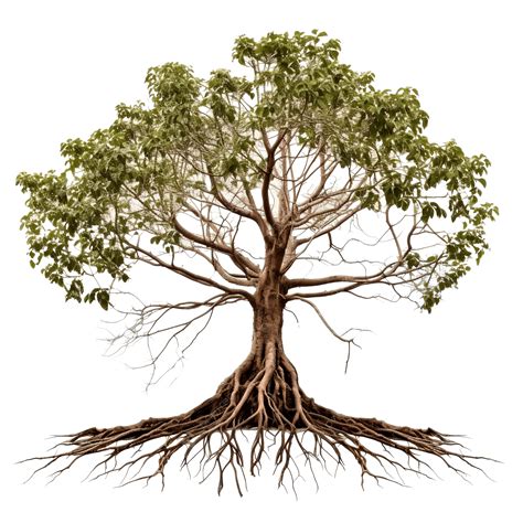 Old Plant Rooted Tree Isolated Environment Tree Wood PNG Transparent Image And Clipart For