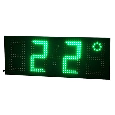 China Customized Outdoor 7 Segment Digital Clock Manufacturers