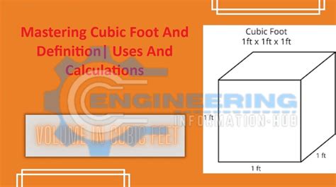 Mastering Cubic Foot And Definition Uses And How To Do Calculations