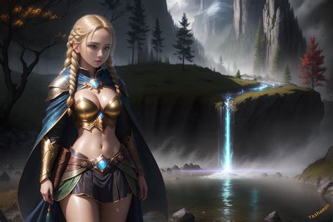 [ai] mage in river by yashamon on deviantart