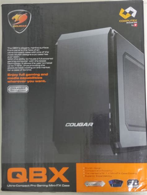 Cougar QBX ITX Casing Computers Tech Parts Accessories Computer Parts On Carousell