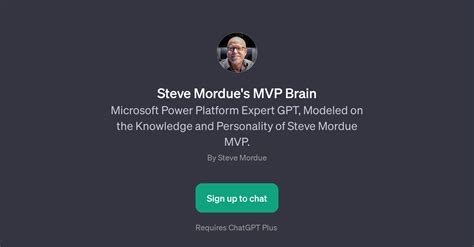 Steve Mordues Mvp Brain Power Platform Mentoring Taaft