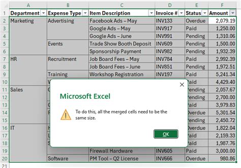 dynamic merged cells in excel my online training hub