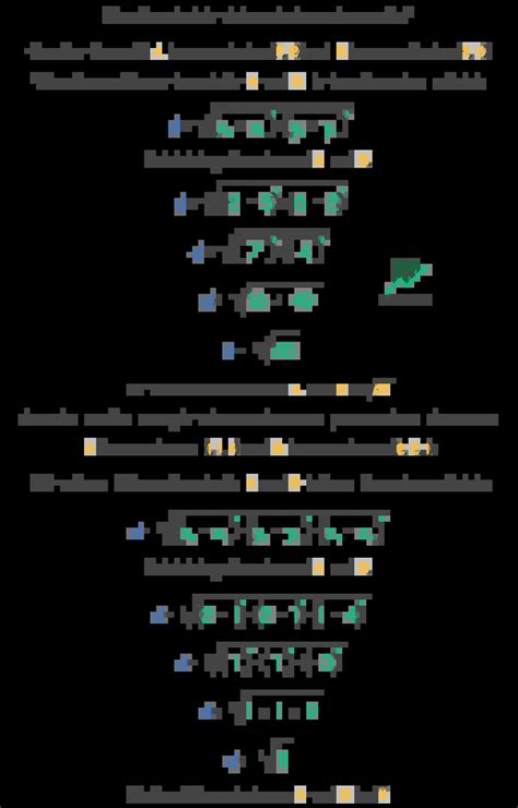 Distance Formula Derivation Calculation Examples With Steps