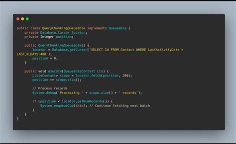 Salesforce Apex Queryoptimization Salesforcedeveloper Apexcursors