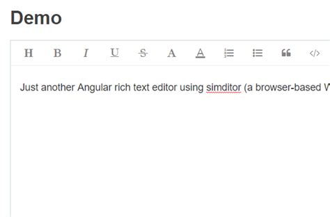 Angular Rich Text Editor With Simditor Angular Script