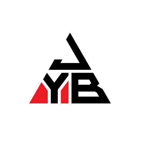 Premium Vector Jyb Triangle Letter Logo Design With Triangle Shape Jyb Triangle Logo Design