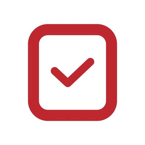 Premium Vector Check Mark Sign Icon Checkbox Button Flat Design Style