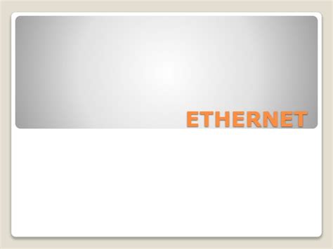 ethernet token ring ppt