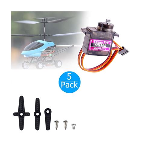 5pcs 9g Moto Servo Micro Metal Gear For Boat Car Plane Rc Helicopter Arduino