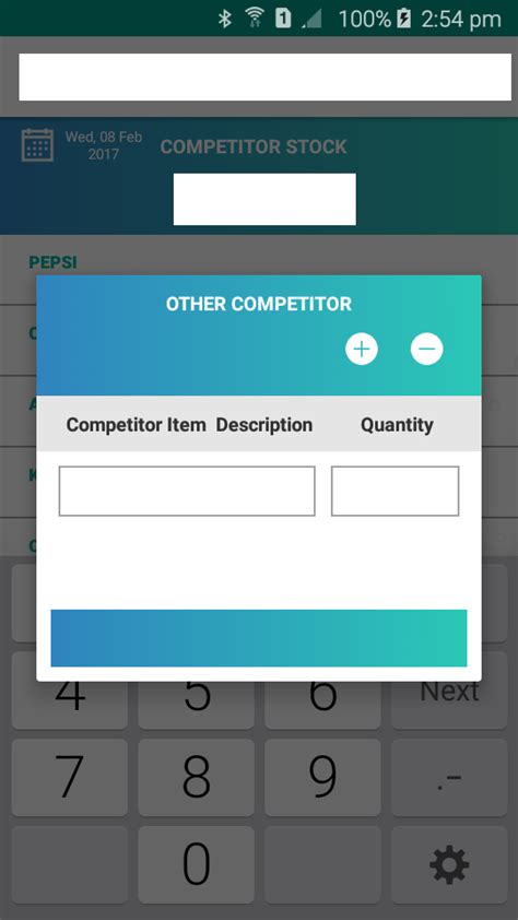 Listview Keyboard Pop Up Code Works But The Keypad Is Behind The