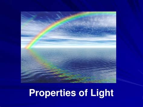 Ppt Properties Of Light Powerpoint Presentation Free Download Id9302155