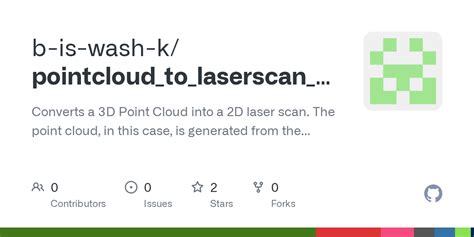 Github B Is Wash Kpointcloudtolaserscanmid360 Converts A 3d