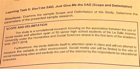 Patulong Naman Po Sana Po Makasagot Sad Just Give Me The Sad Scope And