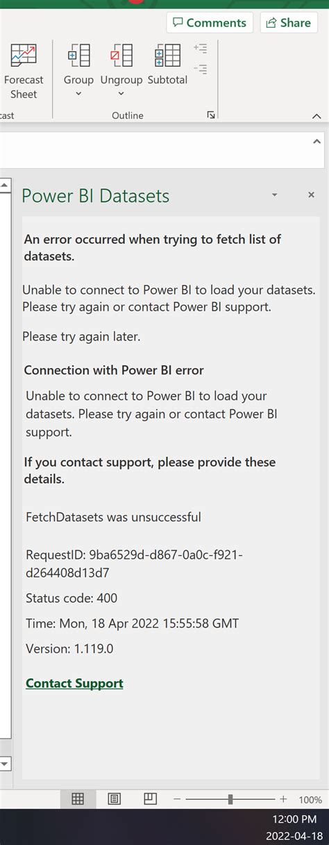 Pivot Table Connected To Power Bi Datasets Page 2 Microsoft Fabric Community