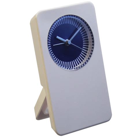 Analog Desktop Clock In Blue