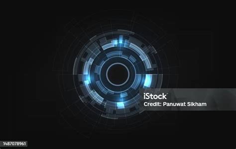 Ui Hud 화면 기술 시스템 혁신 개념 배경 템플릿 벡터 일러스트레이션 가상현실에 대한 스톡 벡터 아트 및 기타 이미지 가상현실 개념 개념과 주제 Istock