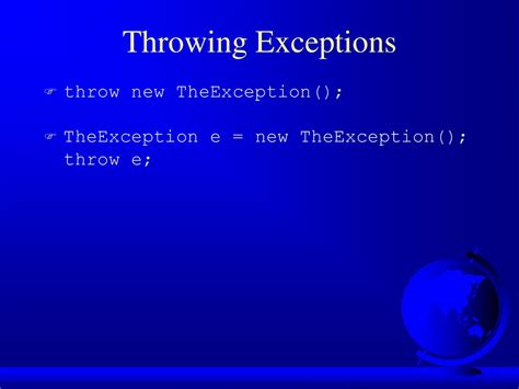 Chapter 13 Exception Handling Ppt Download